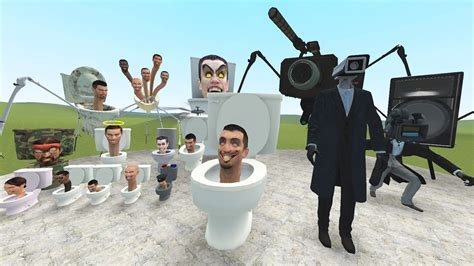 Skibidi Toilet Dom Dom Vs Camera Mans Army Garrys Mod Youtube