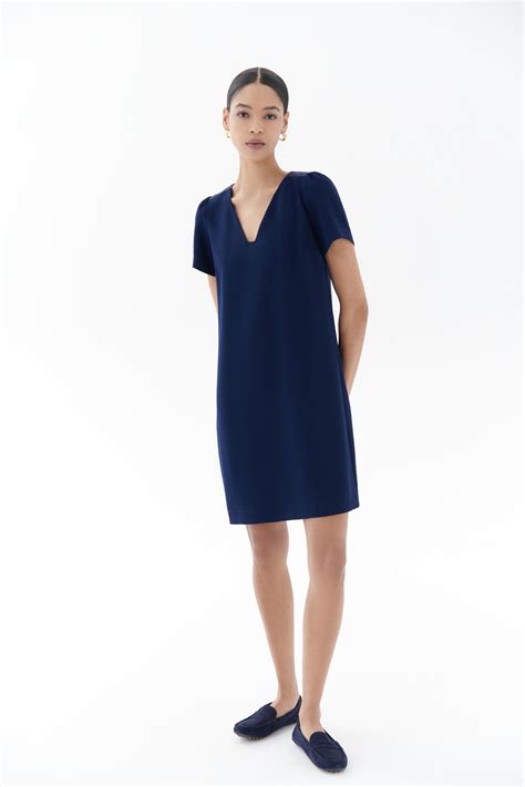 Robe Riana Bleu Marine Femme