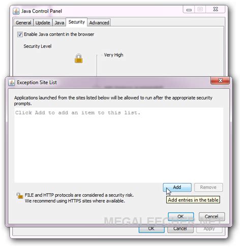 fixing java error missing required permissions manifest attribute in main jar megaleecher