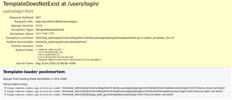 python django can t show a template how to fix stack