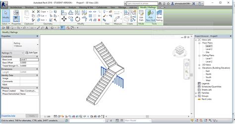 solved can t edit railings in multi level stairs autodesk community