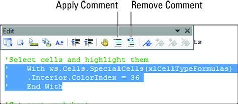 vba excel cells