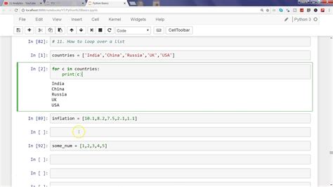 python 3 programming tutorial 4 loops for loop in