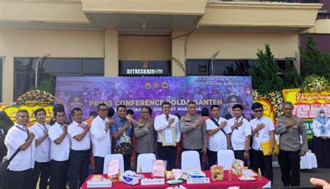 Satresnarkoba Polresta Tangerang Ungkap Sindikat Pengedar Narkoba