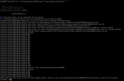docker headless option fail · issue 258 · projectdiscovery katana
