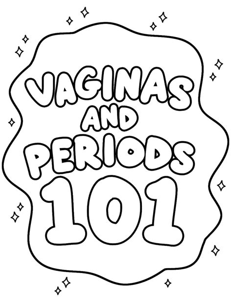 Vaginas And Periods 101 A Coloring Book E Book Sexed Talk