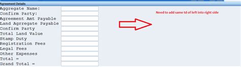 css html is not aligning on the right side of the table stack overflow