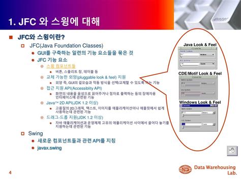 ppt the jfc swing a guide to constructing guis introduction