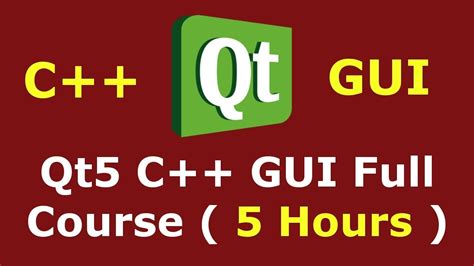 qt5 c gui development full course for beginners c gui youtube