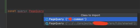 typescript prevent webstorm auto import from other angular project in