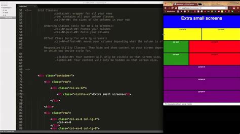 bootstrap 3 0 tutorial grid system 5 youtube