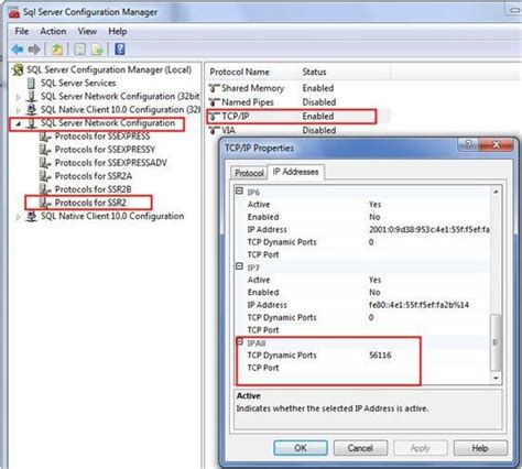 identify the active port of sql server db engine dbdigger