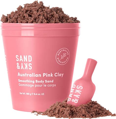 Sand And Sky Australian Pink Clay Smoothing Body Sand Organic