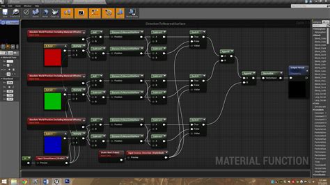 distance field flow map flow map unreal engine blueprints