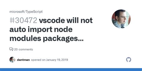 vscode will not auto import node modules packages correctly · issue