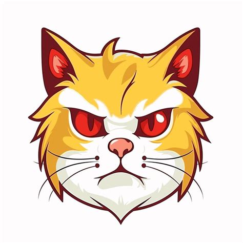 Ilustración De Logotipo De Gato Vector Premium