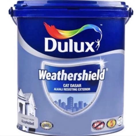 Jual Cat Dasar Tembok Exterior Dulux Weathershield Alkali Resisting 2 5