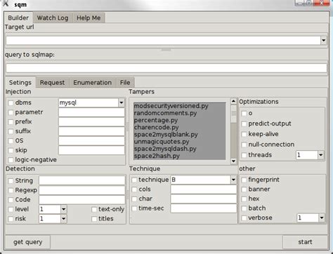 sqlmap gui console gráfica para o sqlmap security master
