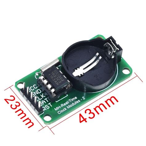 rtc ds1302 real time clock module for avr arm pic smd for arduino