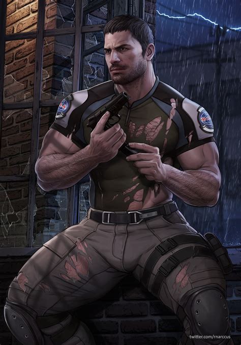 Chris Redfield Resident Evil And 1 More Drawn By Marcus Rnarccus