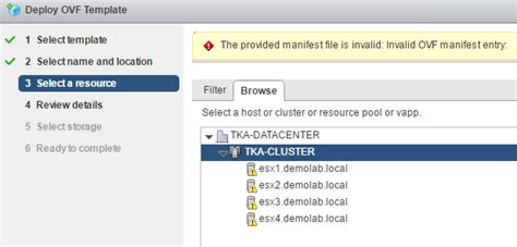 dell storage manager virtual appliance the provided manifest file is