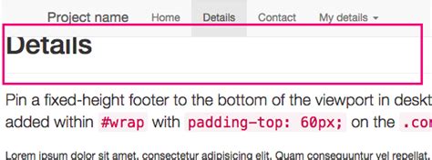 javascript bootstrap affix cover the div when use scrollspy because