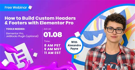 build custom headers and footers with elementor pro elementor