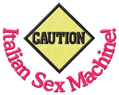 Caution Sex Machine Machine Embroidery Design Embroidery Library At