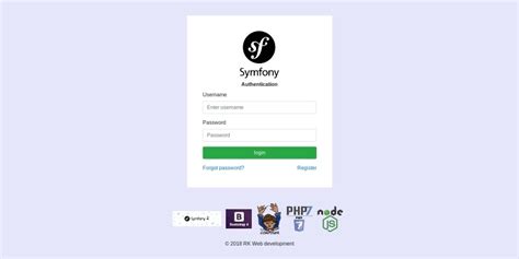 symfony 4 authentication by jiggsaw85 codester