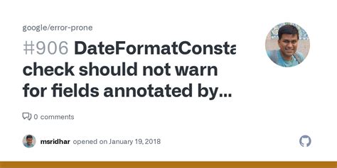 dateformatconstant check should not warn for fields annotated by