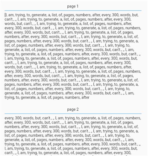 [solved] generate widgets in between texts in flutter flutter