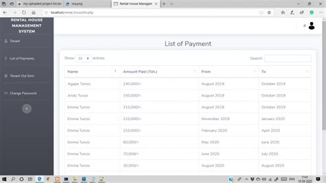 house rental management system using php mysql with source code images