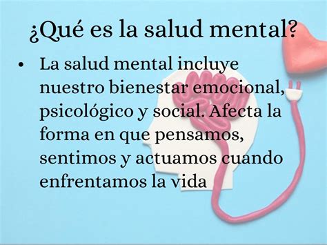 Salud Mental Que Es Ejemplos El Valor Humanos Y Salud