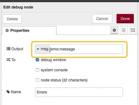 node red the catch node tech explorations