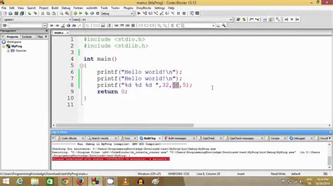 c program input and output youtube images
