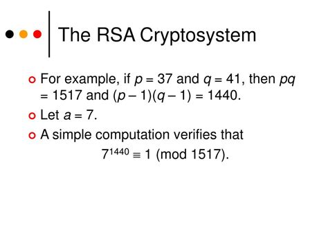 ppt modular arithmetic with applications to cryptography powerpoint