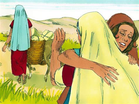 An Image Of Two Women Hugging Each Other In The Middle Of A Field With