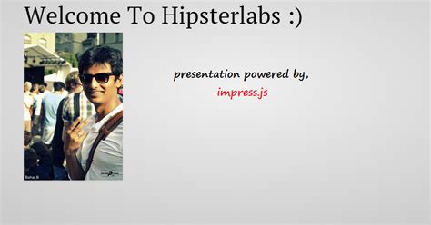 working with impress js to create presentations using html