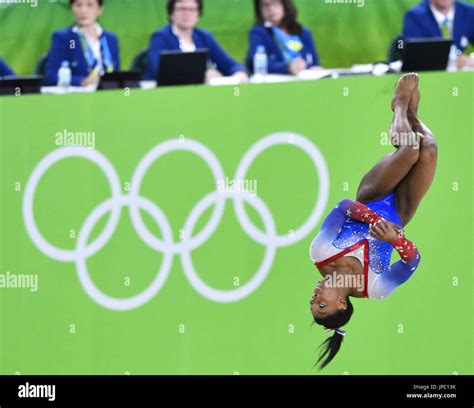 U S Gymnast Simone Biles Performs In The Womens Floor Exercise Final