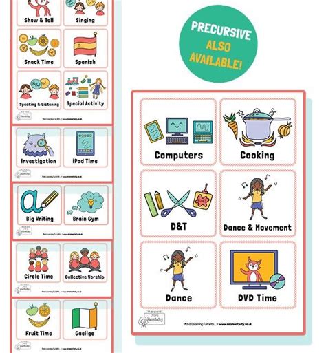 Ks1 Visual Timetable Colour Version Ks1 Visual Timetable Resources