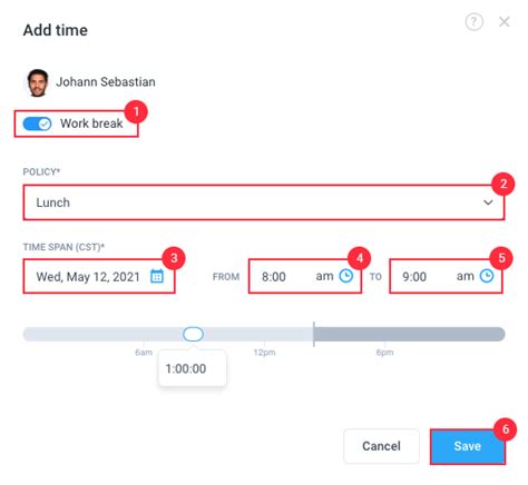 how to set up work breaks in hubstaff time tracking