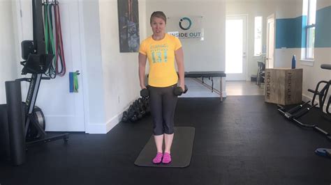 Reverse Lunge Dumbbell Curl Youtube