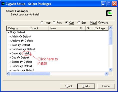 cygwin part two installing gcc