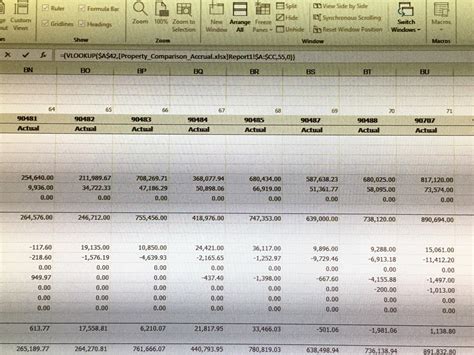is there a way to use index match or vlookup to reference