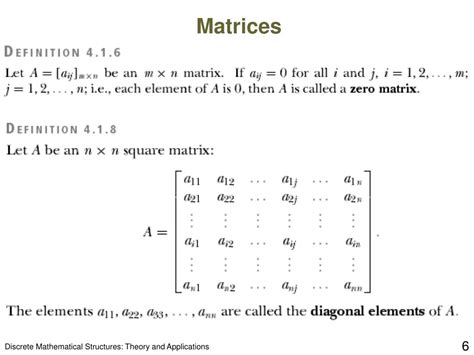 Ppt Lecture 6 Matrices Powerpoint Presentation Free Download Id