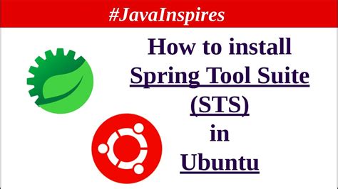 how to download and install spring tool suite sts in ubuntu java