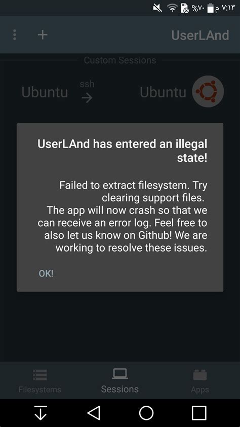 failed to extract filesystem beta version · issue 634