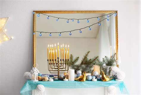 Hanukkah Decorations Lights Shelly Lighting