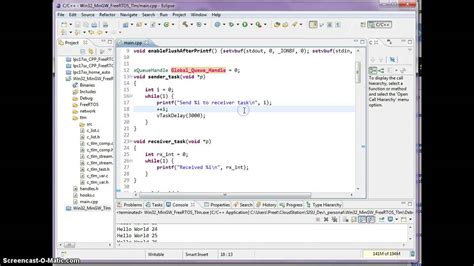 freertos task and queue tutorial youtube