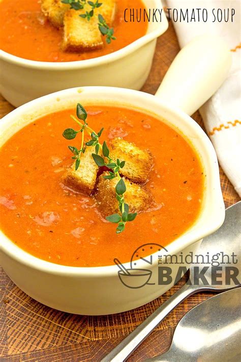 Chunky Tomato Soup Recipe Cart